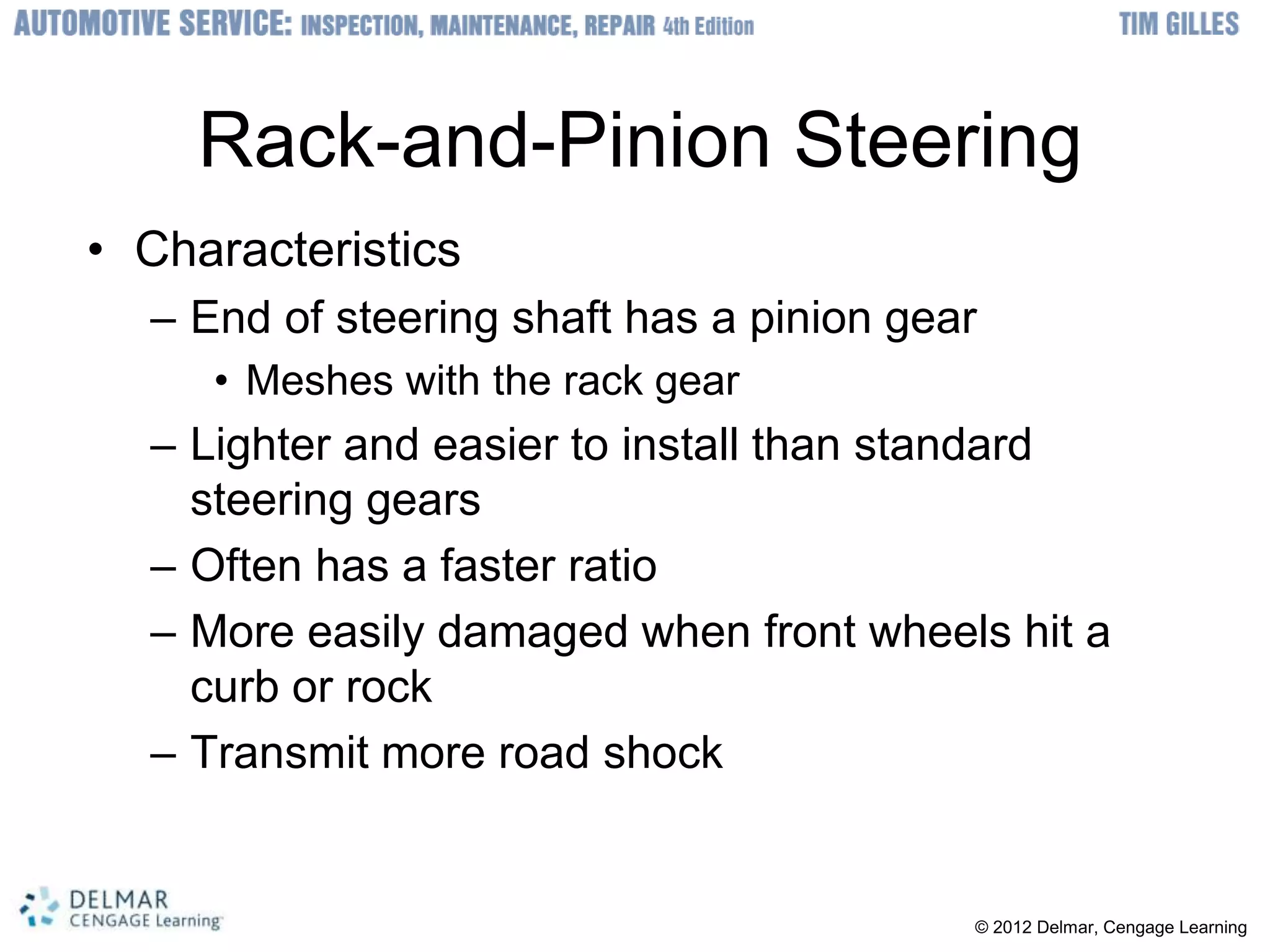 Fundamental of steering system in automotive car | PPTX