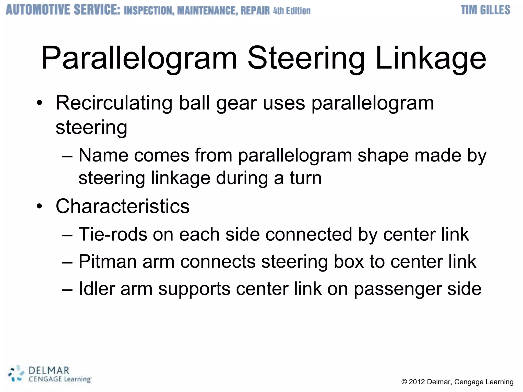 Fundamental of steering system in automotive car | PPTX