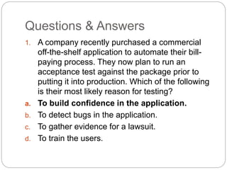 Fundamental of testing | PPTX