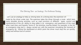 Fundamental of testing (what is testing) | PPT