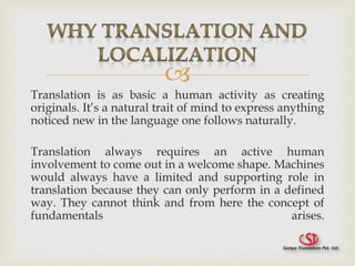 Fundamental of translation | PPTX