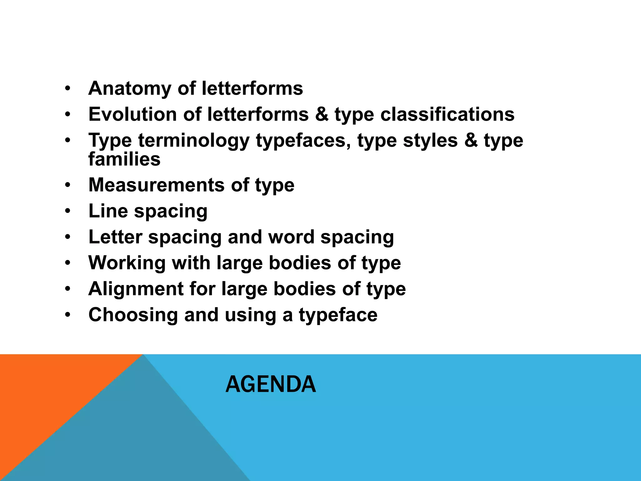 Fundamental of typography | PPTX