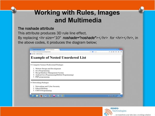 Fundamental of Web Development Tutorials by PINFO Technologies.pptx