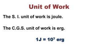 Fundamental of work and zero work(part 1) | PPTX