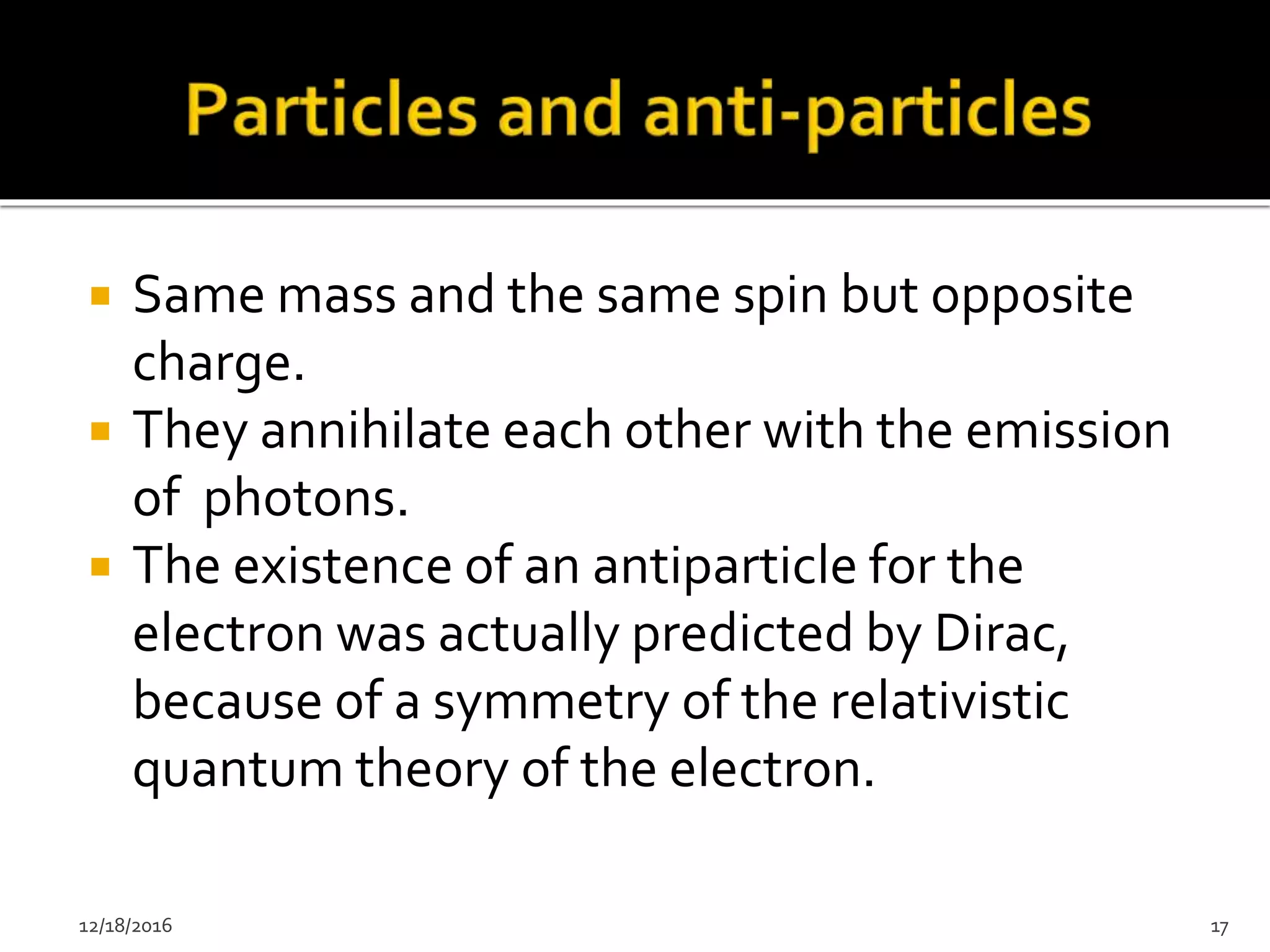 Fundamental particles of an atom. | PPTX