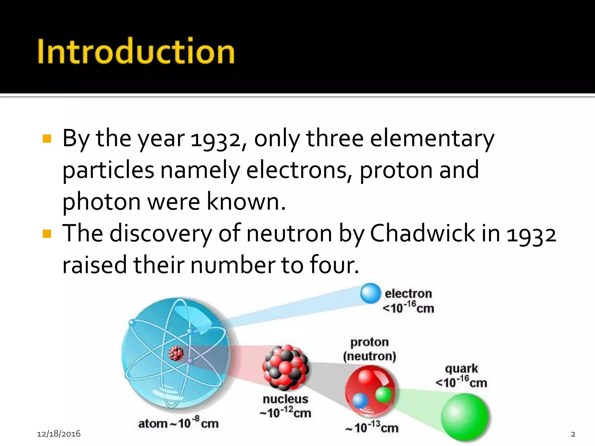 Fundamental particles of an atom. | PPTX