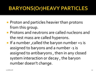 Fundamental particles of an atom. | PPTX