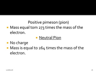 Fundamental particles of an atom. | PPTX