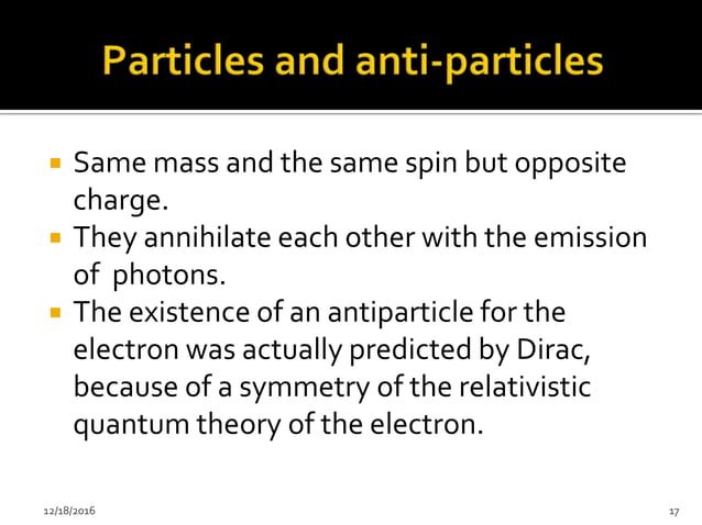 Fundamental particles of an atom. | PPTX