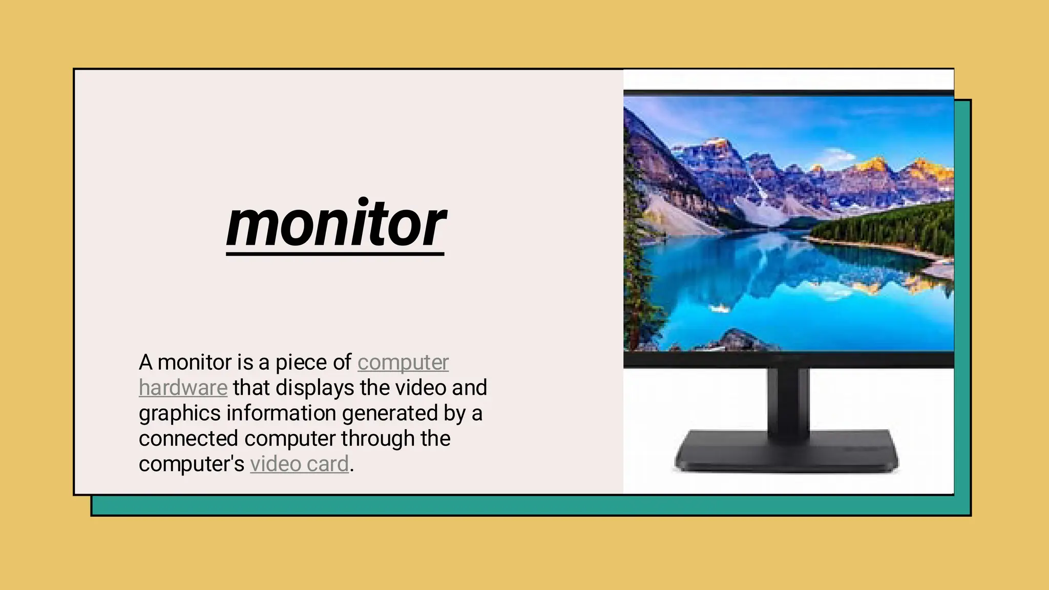 types of out divices and uses of out put | PPT