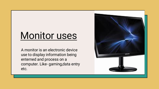 types of out divices and uses of out put | PPT