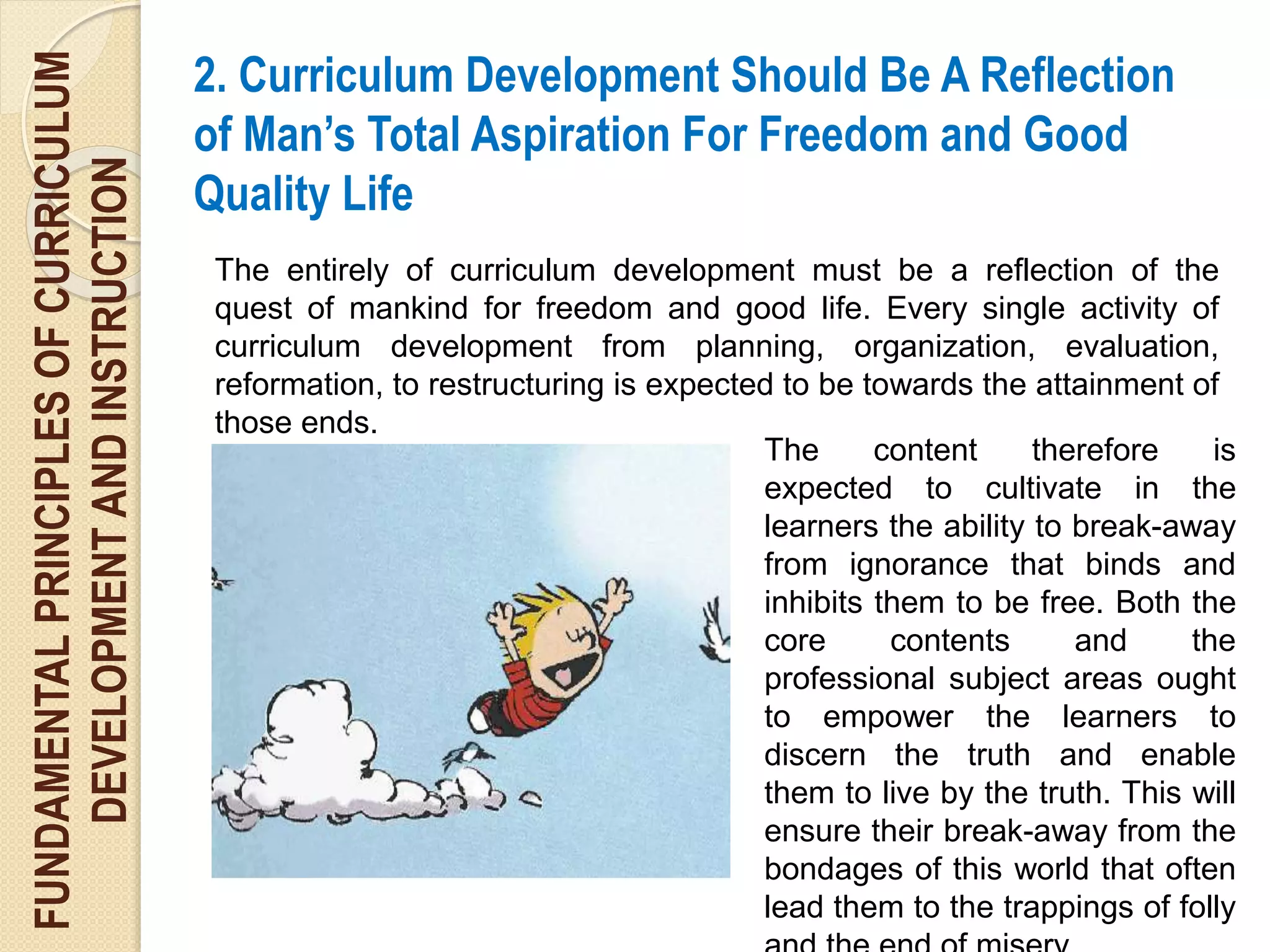 Fundamental principle of curriculum development and instruction | PPTX