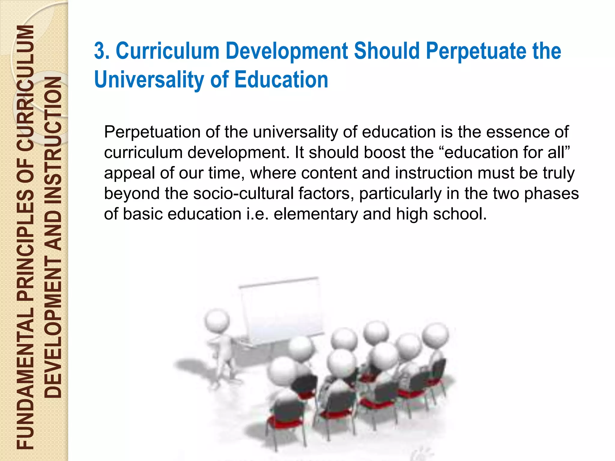 Fundamental principle of curriculum development and instruction | PPTX