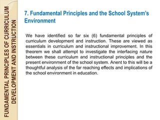 Fundamental principle of curriculum development and instruction | PPTX