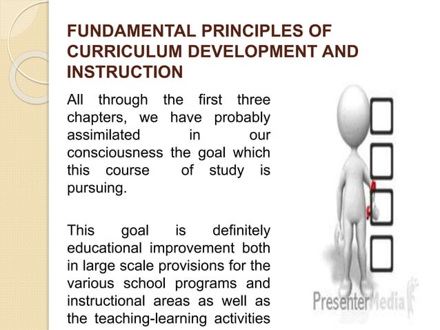 Fundamental principle of curriculum development and instruction | PPTX ...