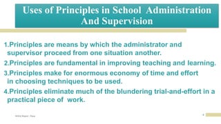 Fundamental principles of administration and supervision | PPTX