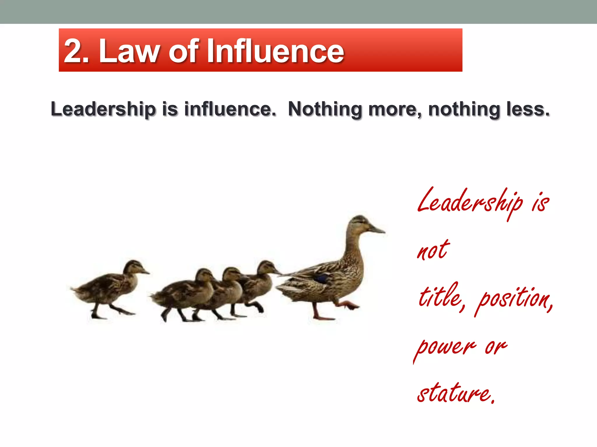 Fundamental principles of leadership | PPSX