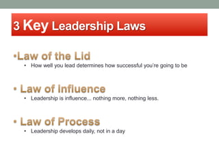 Fundamental principles of leadership | PPSX