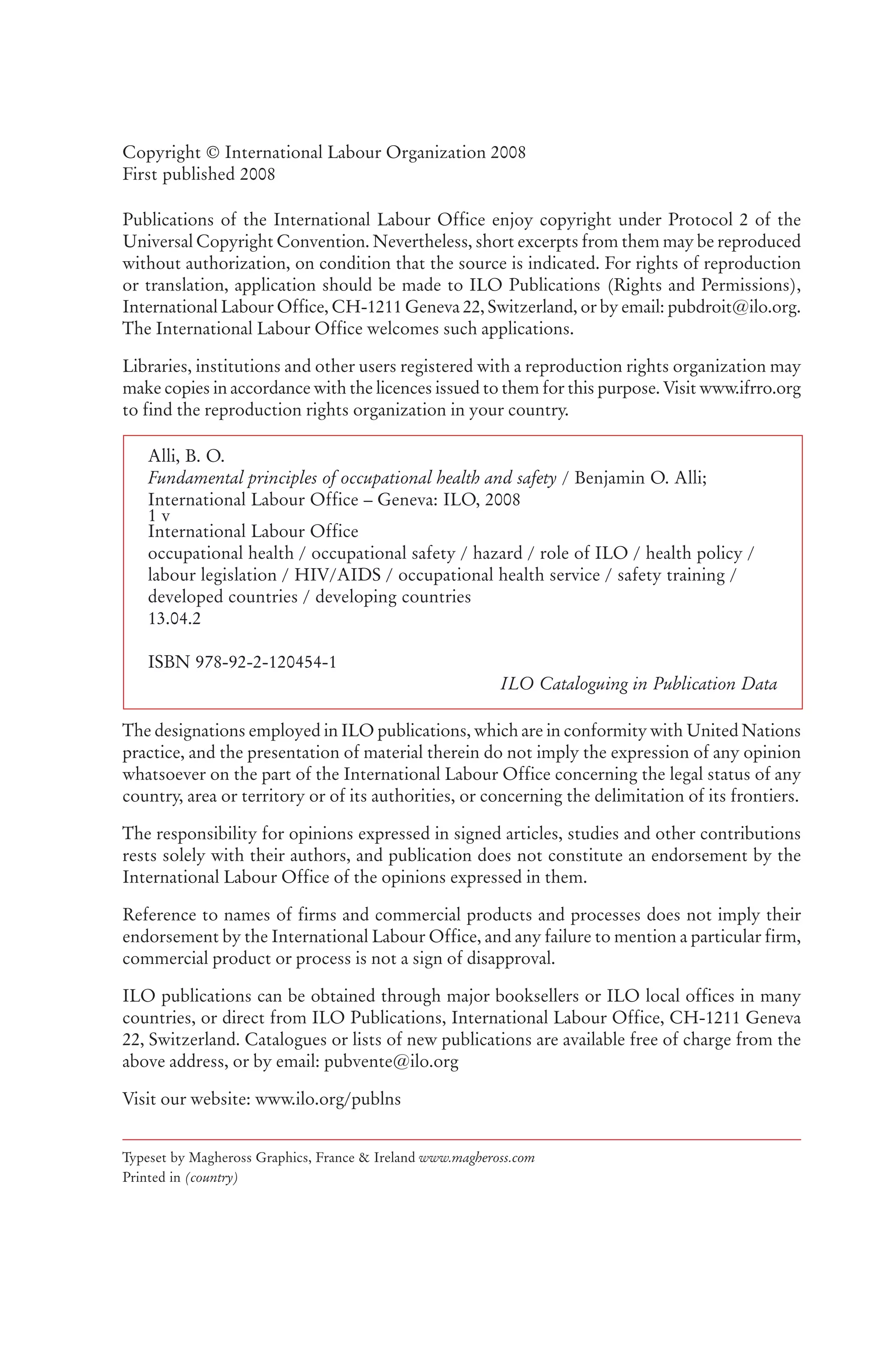 Fundamental principles of ohs | PDF