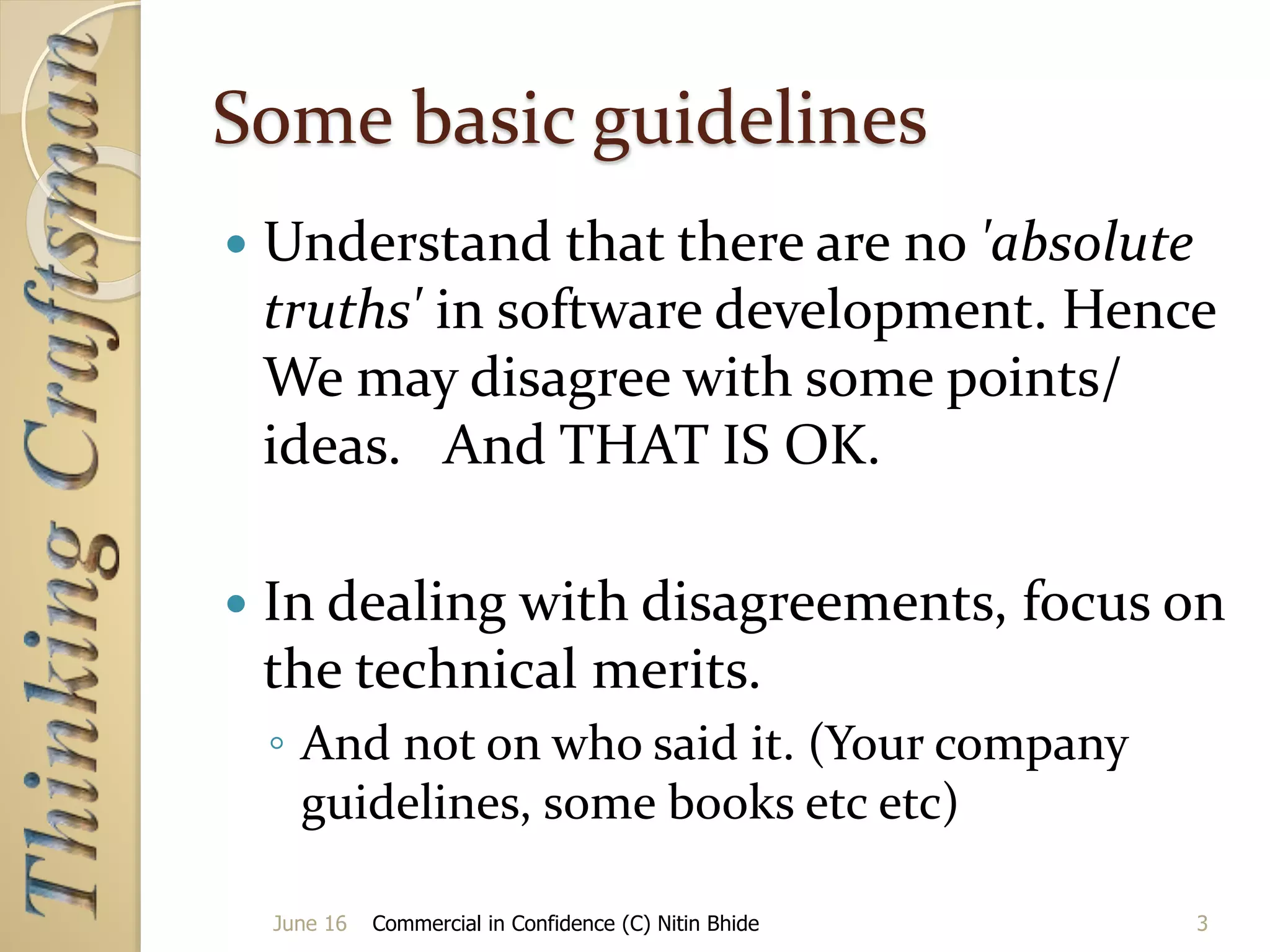 Fundamental Principles of Software Development | PPTX