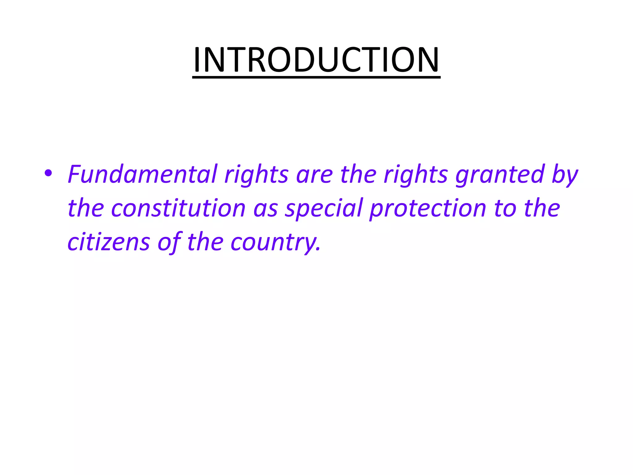 Fundamental rights | PPT