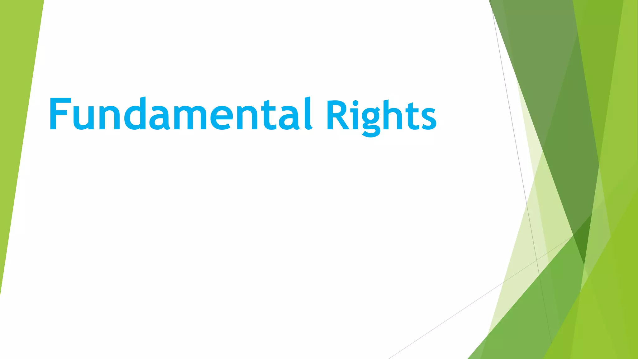 Fundamental rights | PPT