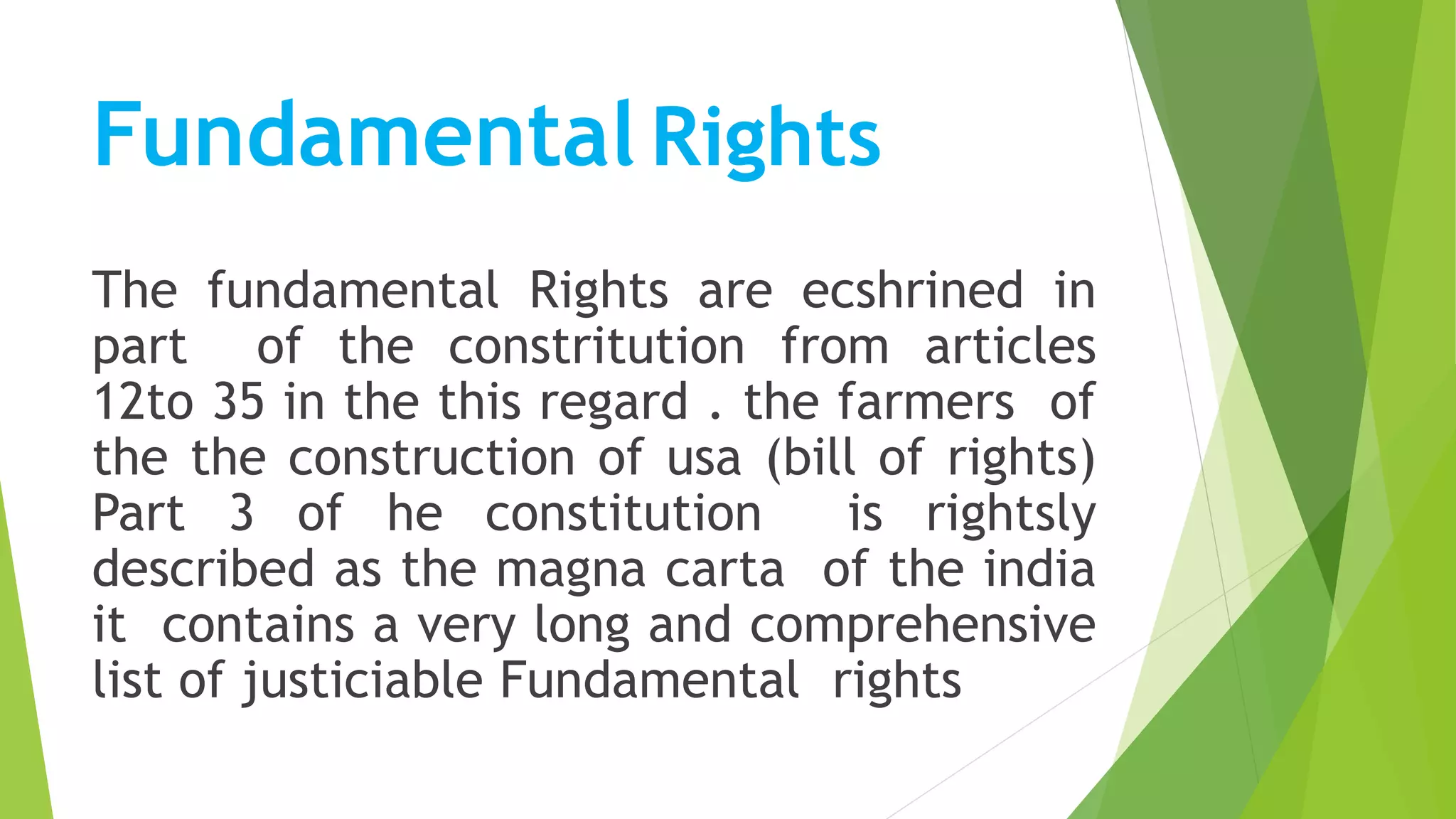 Fundamental rights | PPT
