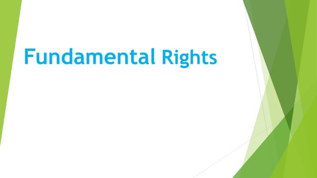 Fundamental rights | PPT