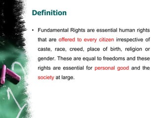 Fundamental rights | PPTX