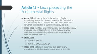 Fundamental Rights - Presentation | PPTX