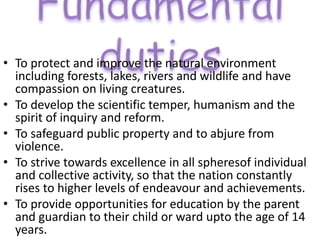 Fundamental rights and duties | PPT