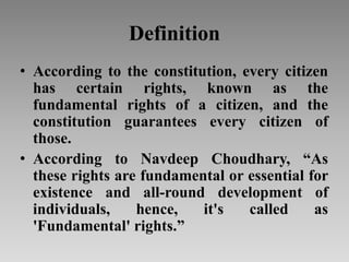 Fundamental rights and duties | PPTX