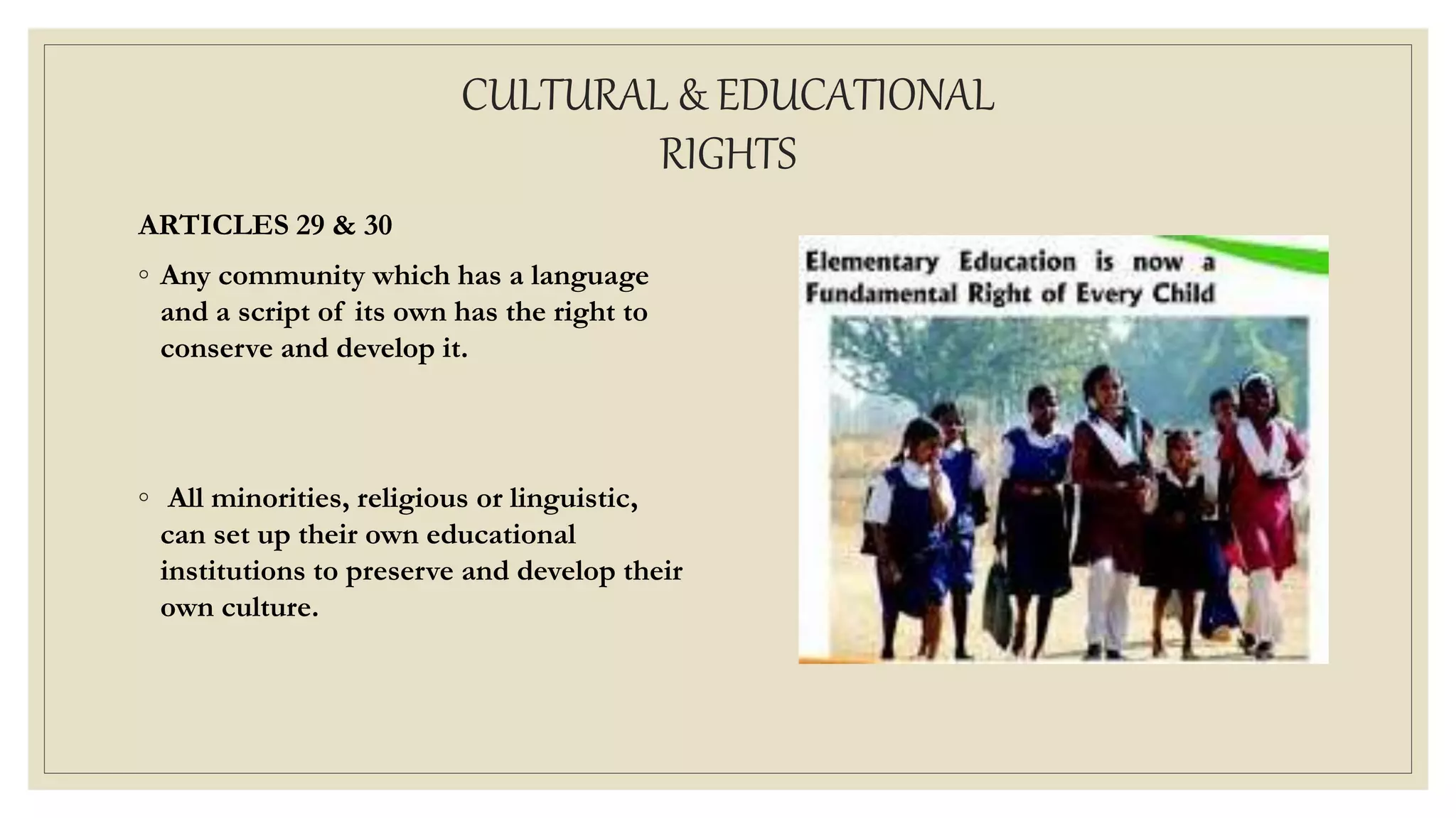 Fundamental rights & directive principles | PPTX