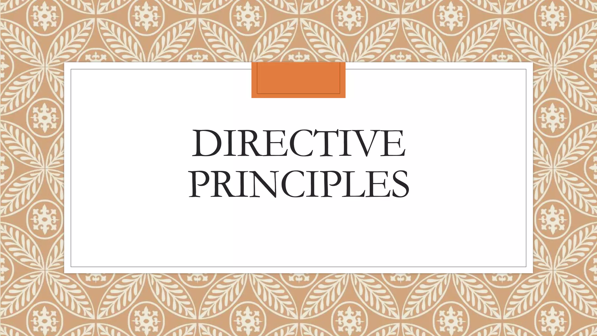 Fundamental rights & directive principles | PPTX