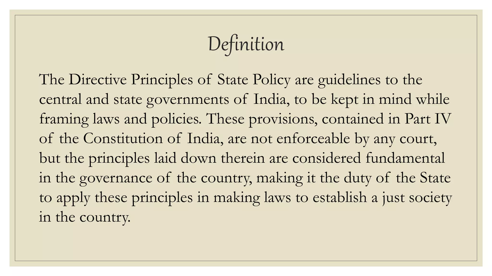 Fundamental rights & directive principles | PPTX