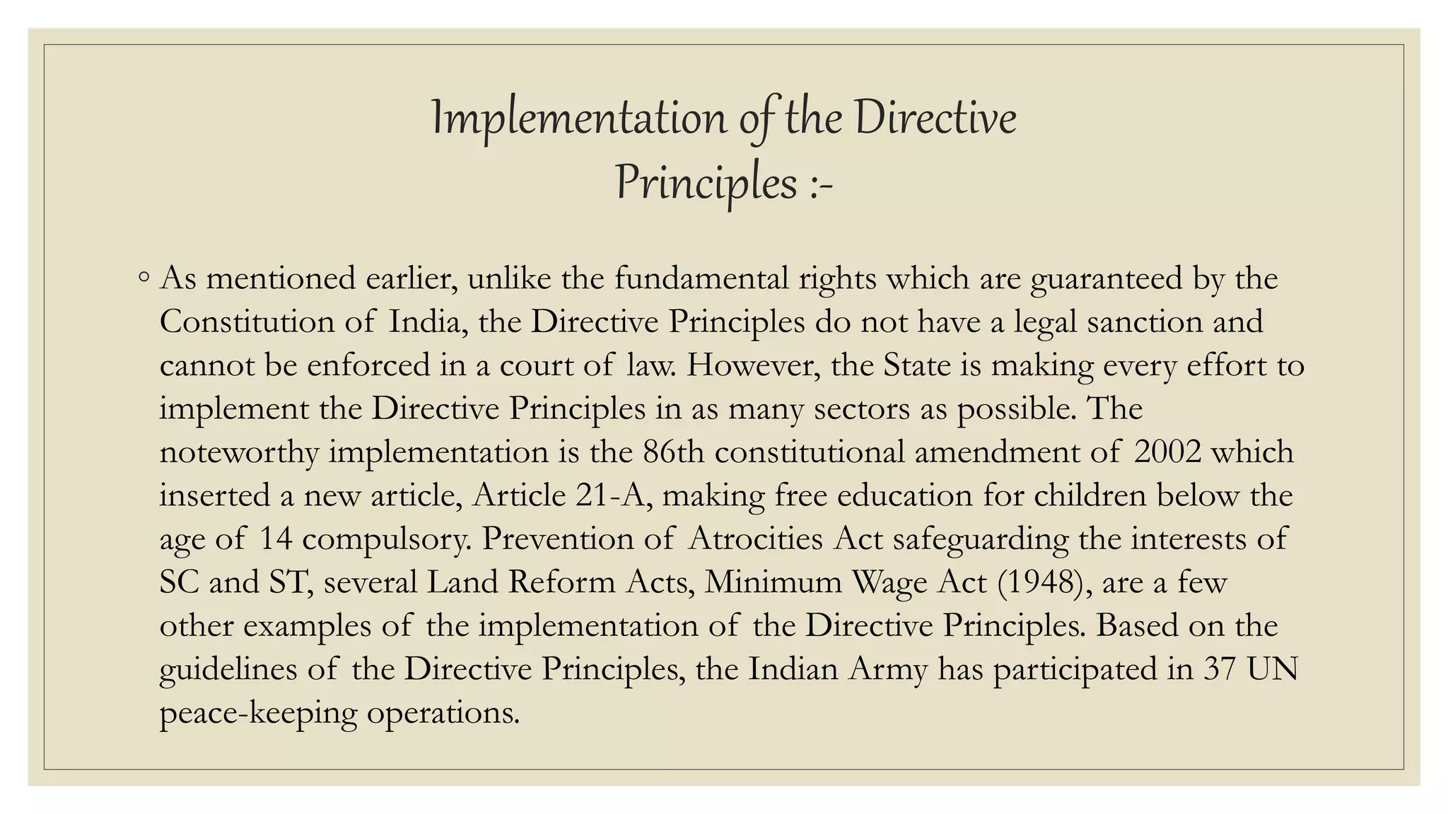 Fundamental rights & directive principles | PPTX