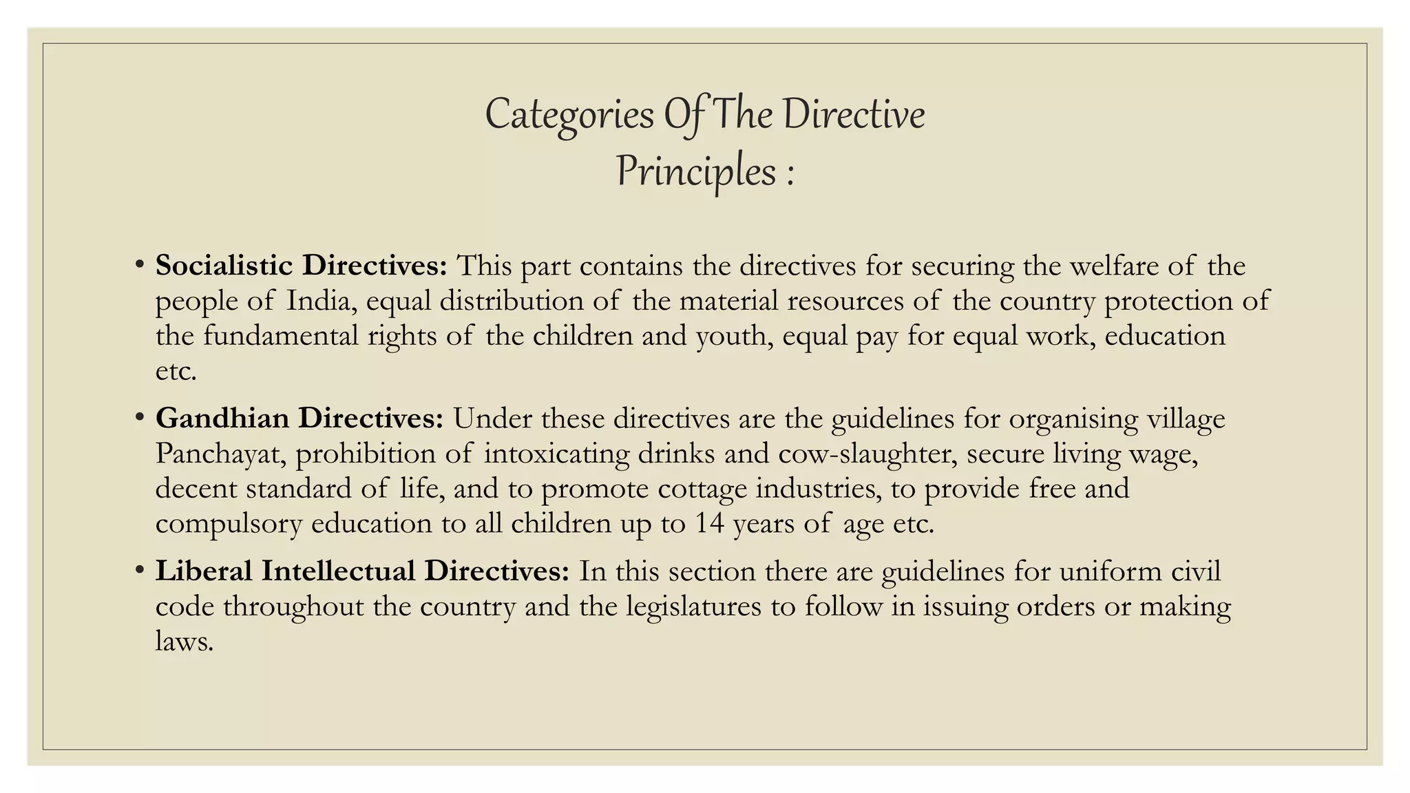 Fundamental rights & directive principles | PPTX