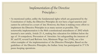 Fundamental rights & directive principles | PPTX