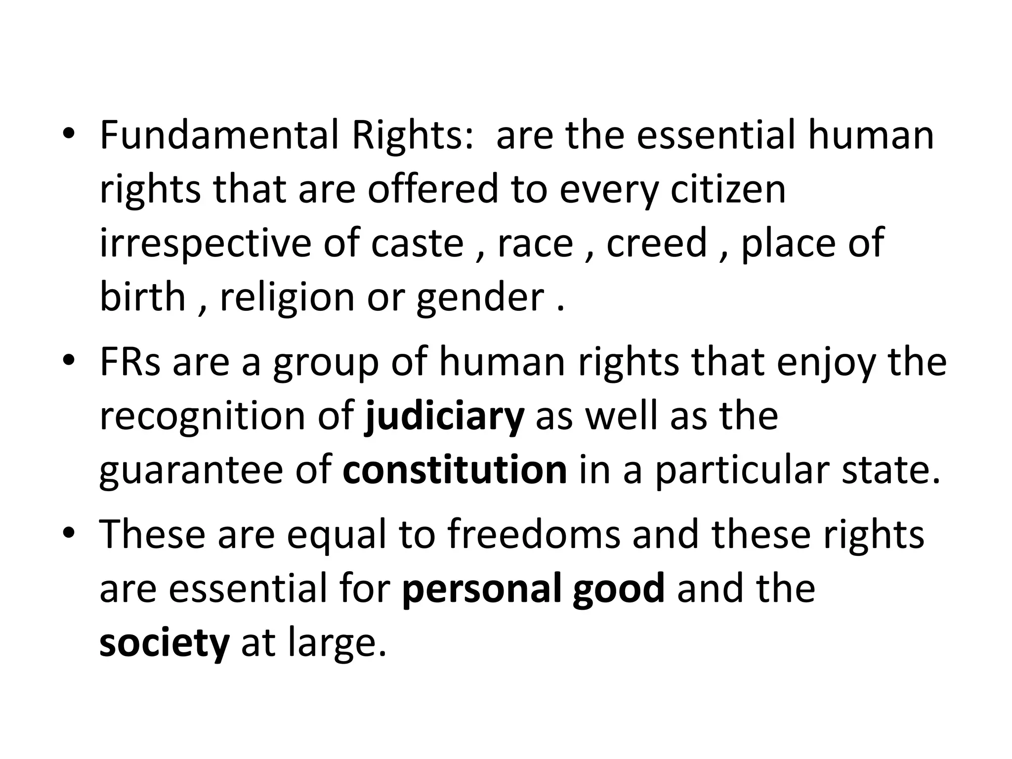 Fundamental Rights & Duties | PPTX