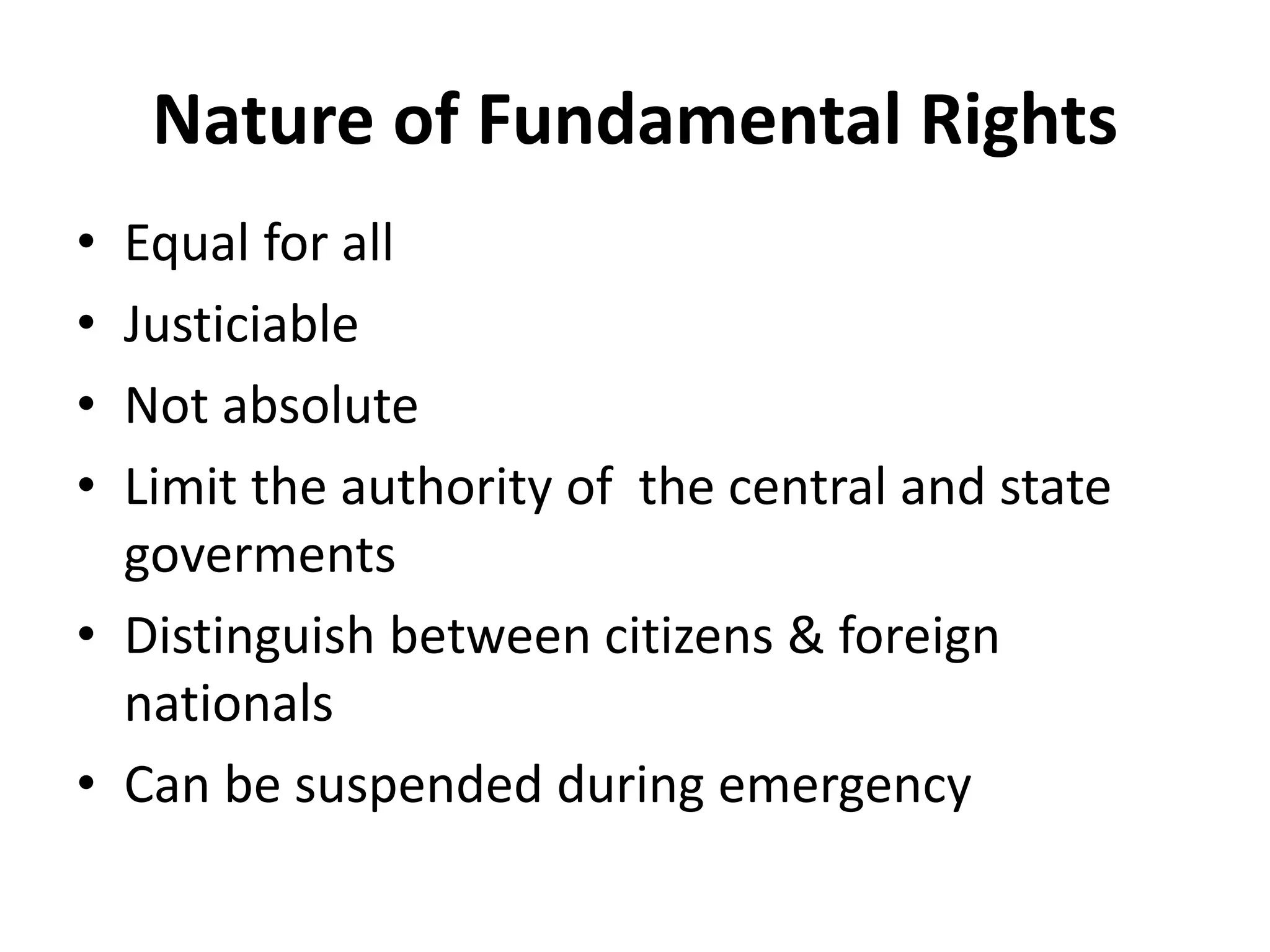 Fundamental Rights & Duties | PPTX