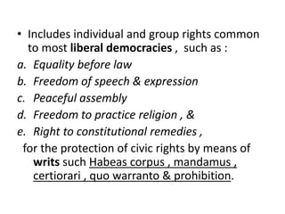 Fundamental Rights & Duties | PPTX