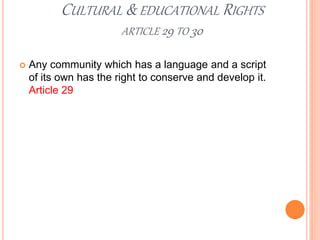 Fundamentalrightsofindianconstitution 130330013435-phpapp01 | PPT