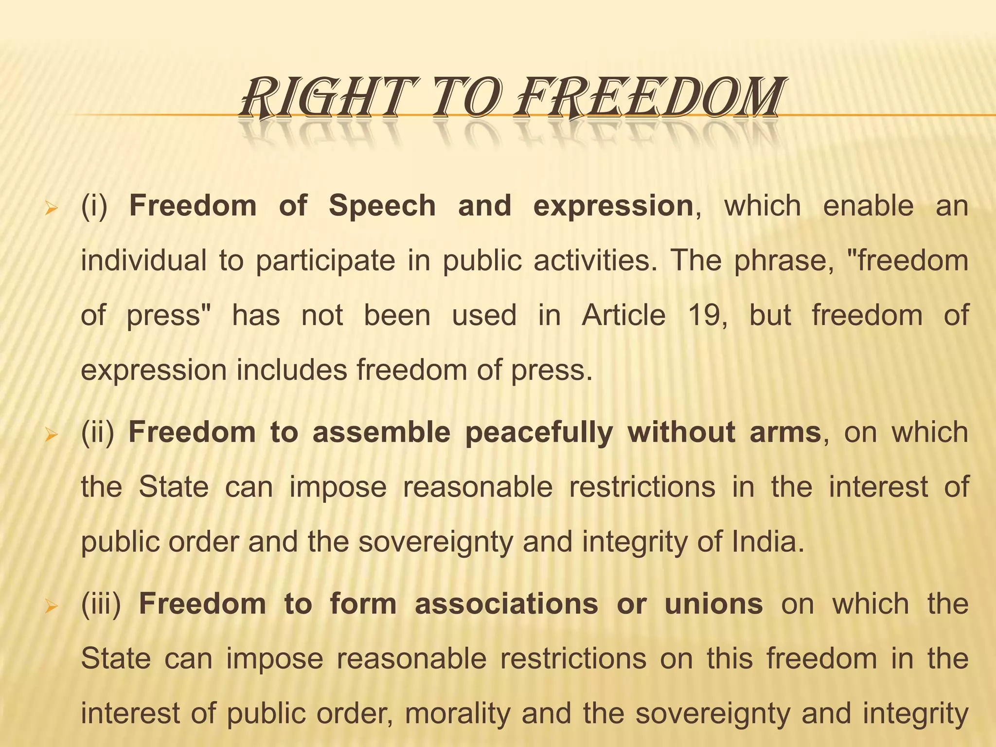 Fundamental rights of indian constitution | PPTX