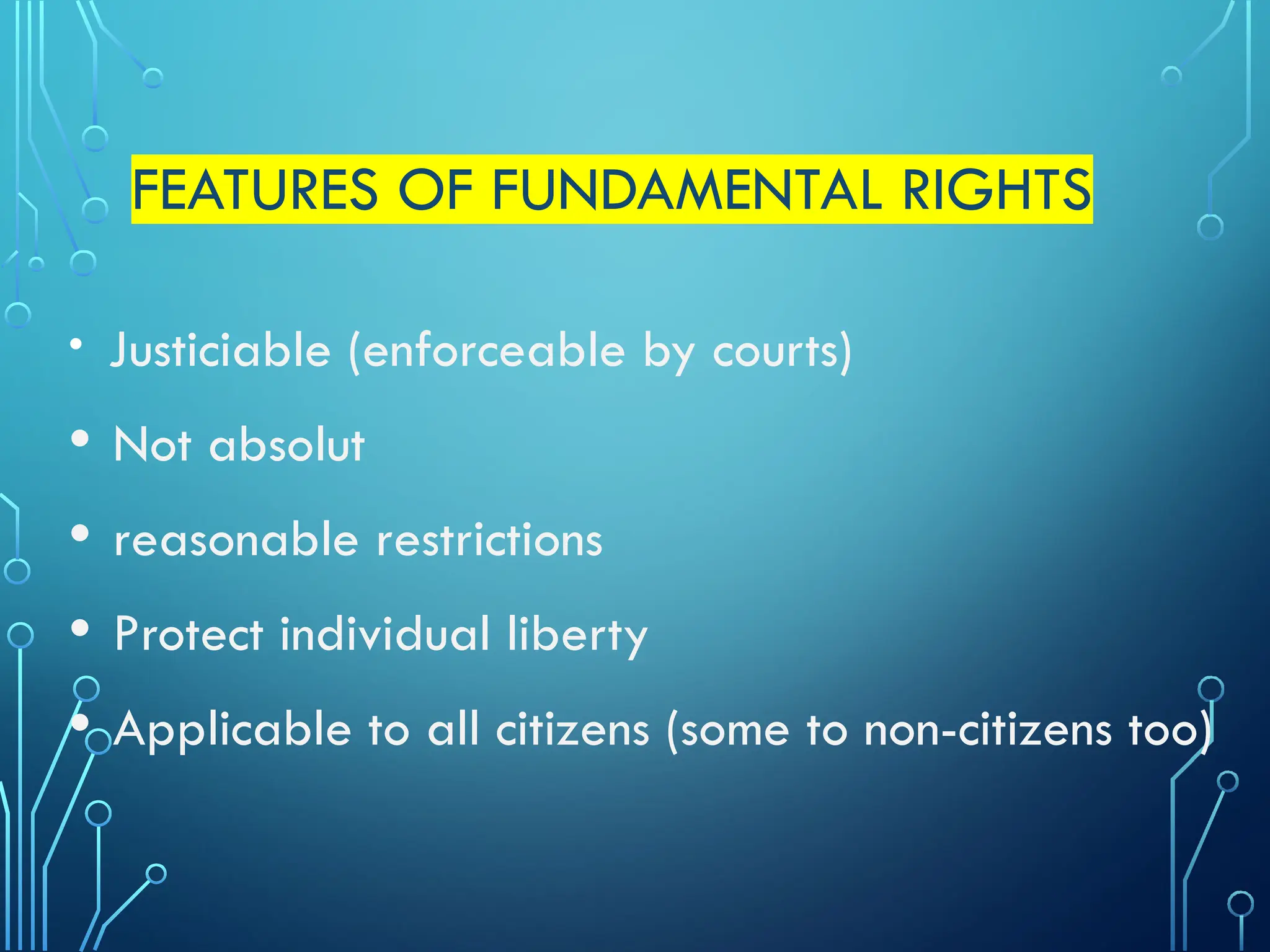 Indian Constitution Fundamental Rights Presentation | PPTX
