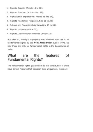 Fundamental Rights under the Indian Constitution.pdf | Hinduism ...