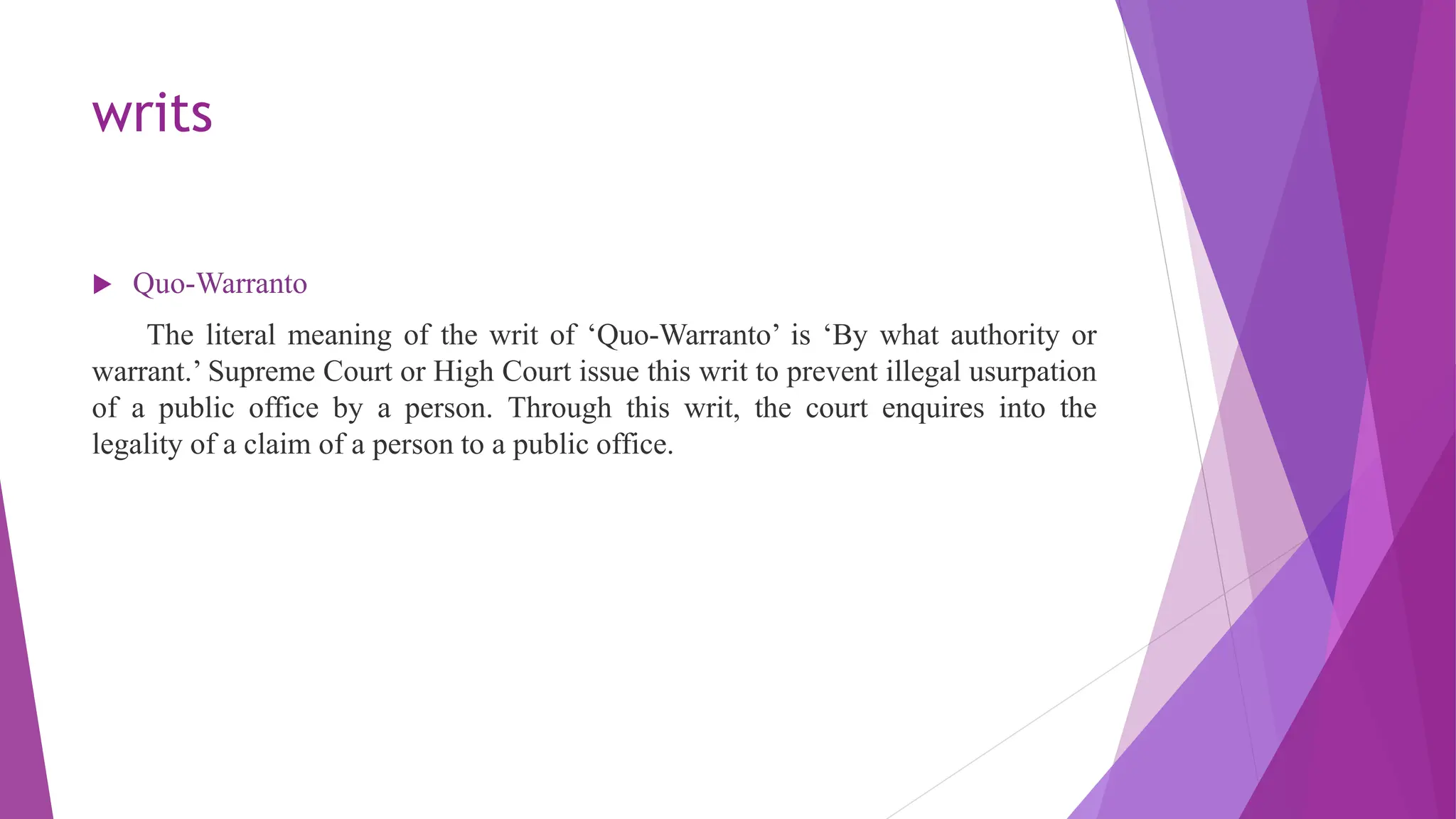 FUNDAMENTAL RIGHTS, WRITS AND FUNDAMENTAL DUTIES.pptx