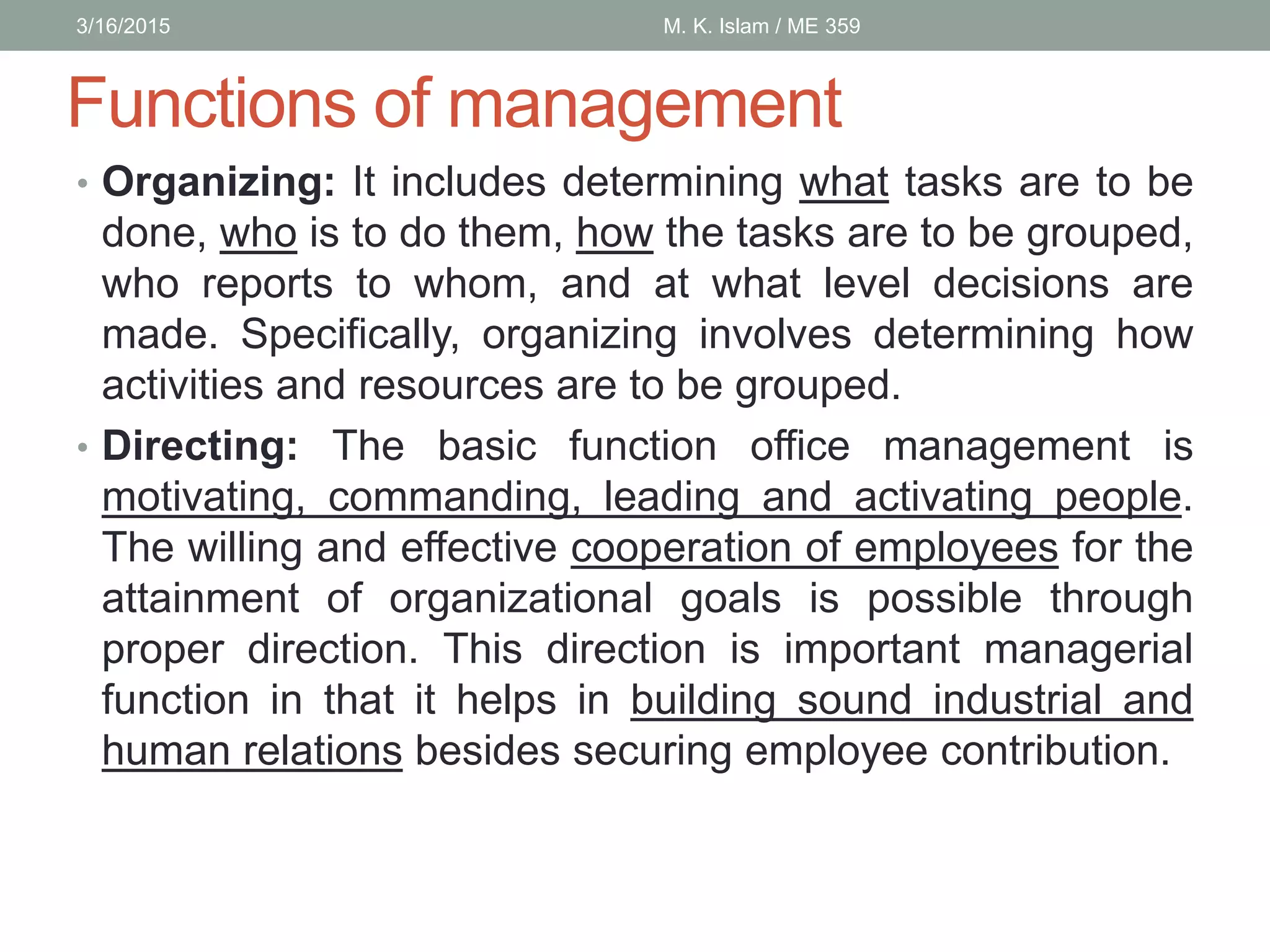 Introduction of Industrial Management | PPTX