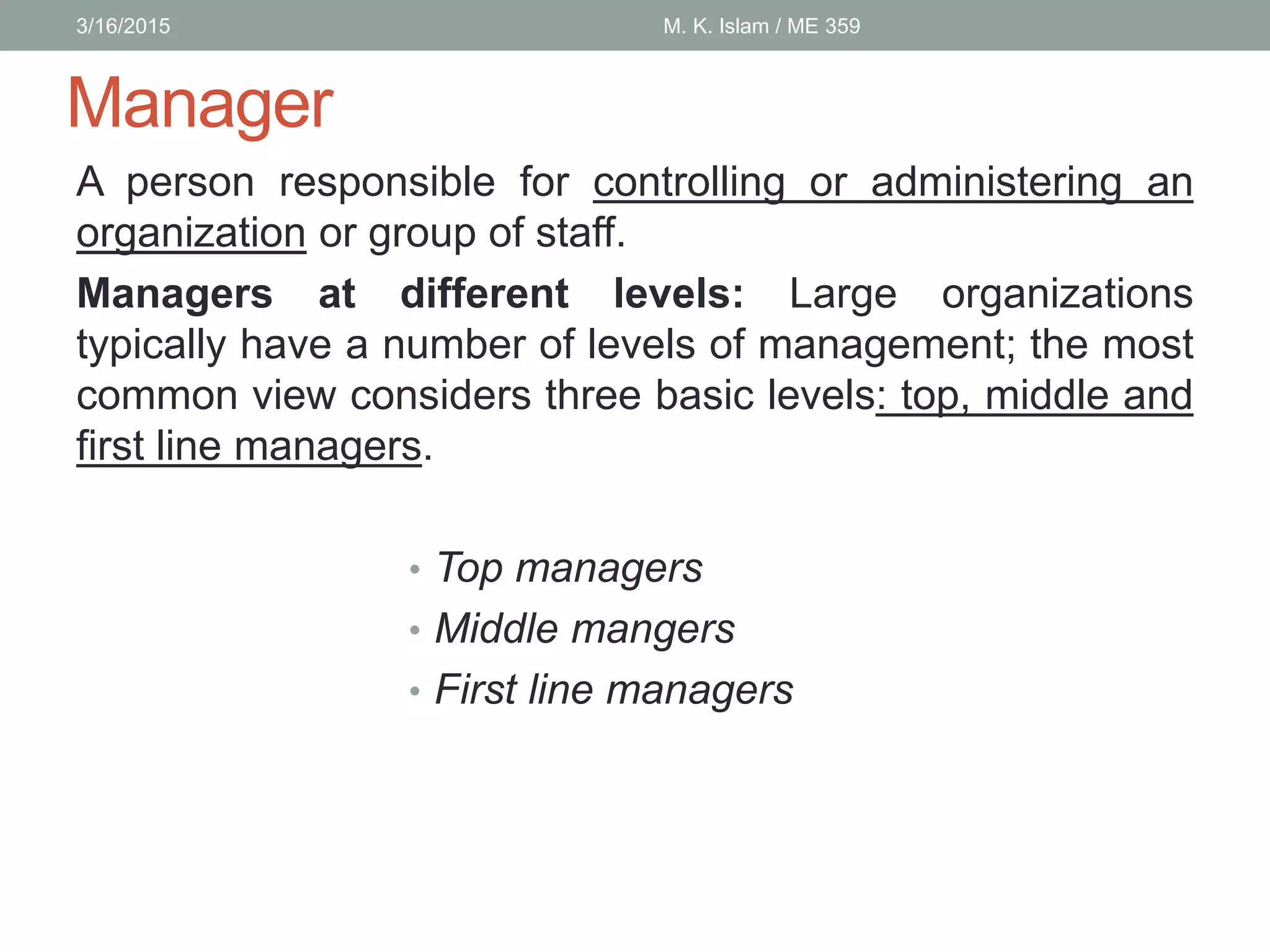 Introduction of Industrial Management | PPTX