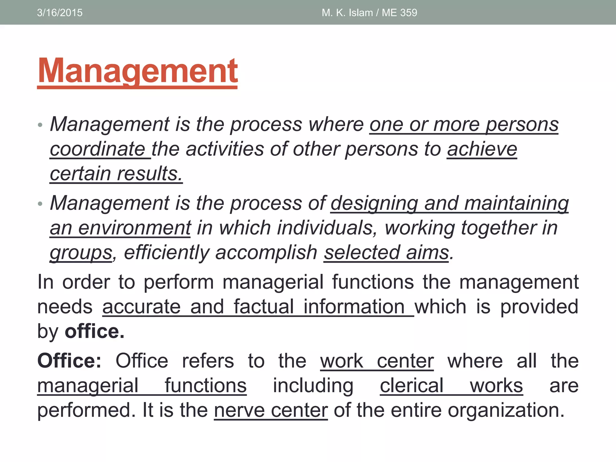 Introduction of Industrial Management | PPTX