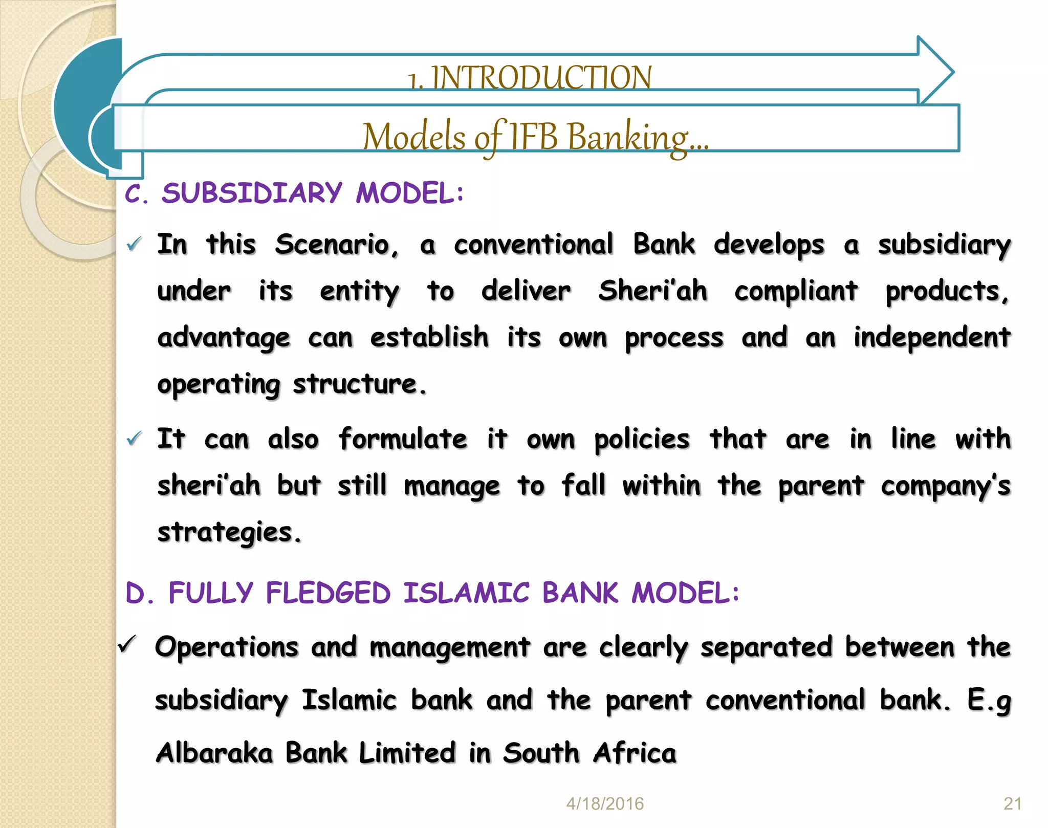 Fundamentals of Interest free banking (islamic Banking) | PPTX